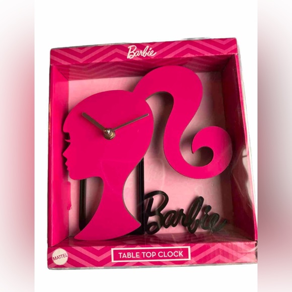 Mattel | Wall Decor | Nwt Barbie Table Top Clock | Poshmark